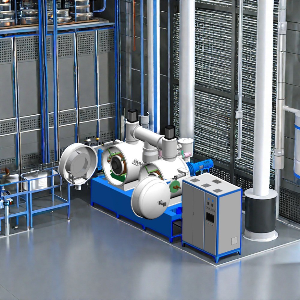 Industrial Silicon Oxide Vacuum Sublimation Sintering Furnace Fast Heating