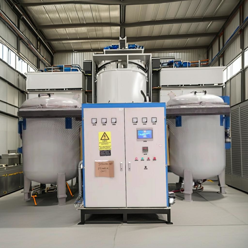 Water-Cooled Graphitization Furnace for Graphene Production 3000℃